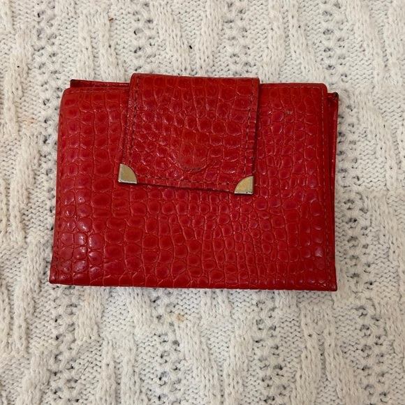 Princess Gardner | Bags | Vintage Princess Gardner Red Genuine Leather ...
